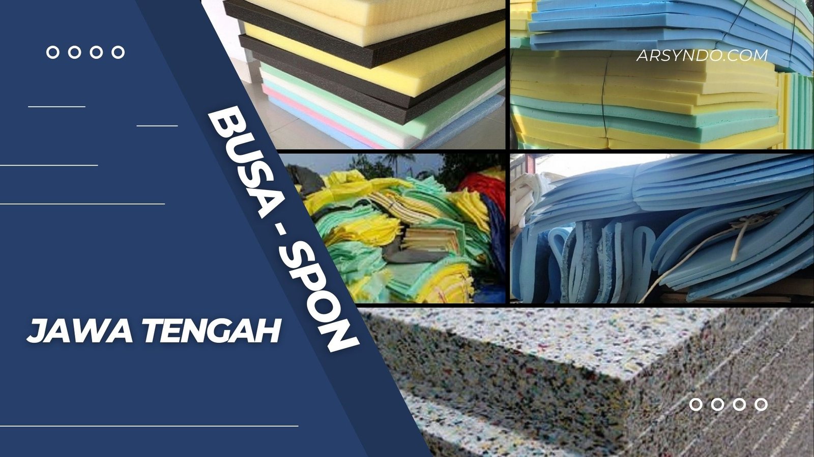 Pabrik Busa Petarukan PU dan Rebonded Murah Berkualitas